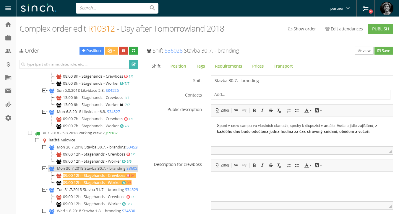 OnSinch | Shift scheduling and coordination